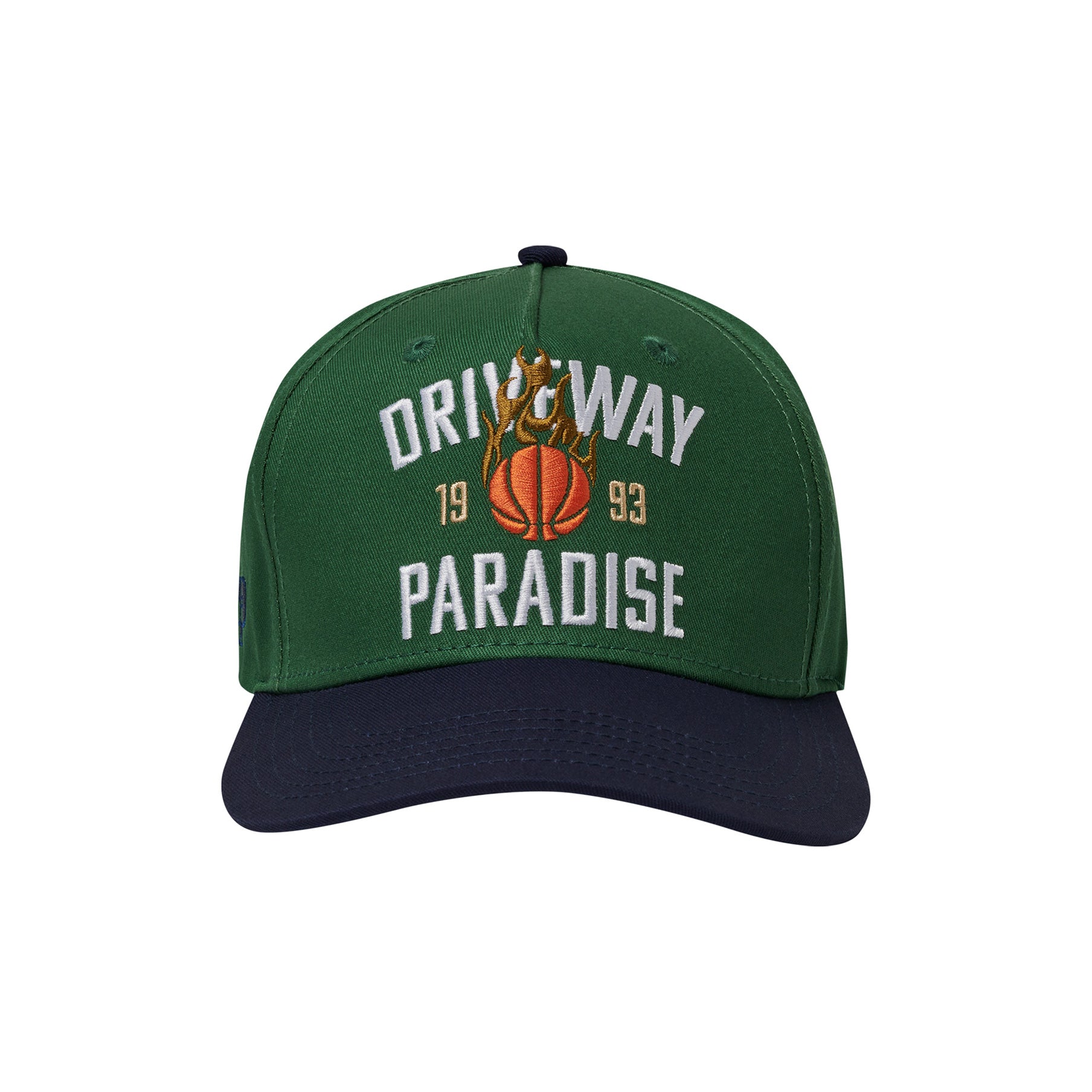 DP HOOPS FIVE PANEL HAT - GREEN – DRIVEWAY PARADISE